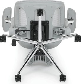 Ergonomická kancelářská židle FORCE - šedá síťovina