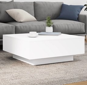 vidaXL Konferenční stolek 80 x 80 x 31 cm kompozitní dřevo [836584] Barva: Bílá