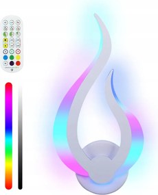 Nástěnná Lampa Rgb 12W Ovládaná Aplikací A Dálkovým Ovládáním S Regulací Světla