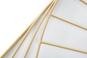Nástěnné hodiny Line 85 cm zlaté/bílé