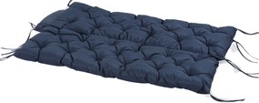 Outsunny polštář na 3místnou lavici 150x98x8 cm, polštář na lavici s popruhy, polštář na sedák, polštář na venkovní/venkovní židle, polštář na sedák,…