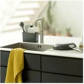 Brabantia Organizér ke dřezu tmavě šedá / plast / 8.5 x 19 x 11.5 cm