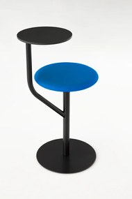 LAPALMA - Barová židle AARON s čalouněným sedákem - 52 cm