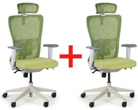 Kancelářská židle GAM 1+1 ZDARMA, zelená
