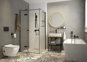 Deante Blur, záchodová WC mísa s funkcí bidetu 525x372x349 mm, bílá lesklá-černá matná, DEA-CDZ_6WNW