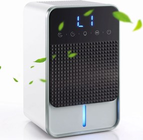 HOMCOM odvlhčovač 0,4 l/den pro 15 m², černý