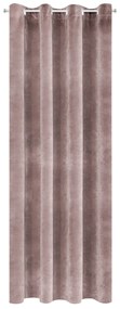 ZATEMŇOVACÍ ZÁVĚS NA KROUŽCÍCH RIA 140X250 CM PÚDROVĚ RŮŽOVÁ