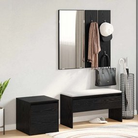 Sestava nábytku do předsíně 5 ks Černý dub Kompozitní dřevo 3332525