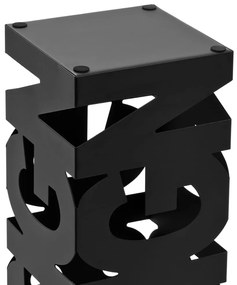 Stojan na deštníky Design ocelový černý - Default Title