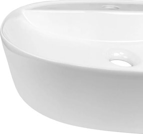 Mereo, Mereo Umyvadlo na desku bez přepadu, 505x385x120 mm, keramické, MER-UC513912O