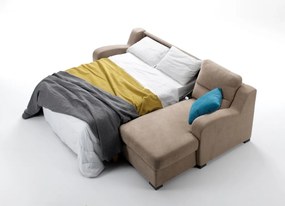 Pregio Italia sofa&relax Velké rozkládací sedačky SHERATON Provedení: 3 místná rozkládací+roh+1+ukonč. s úlož.boxem, Vzorník látek: tekno fibra 05 cork