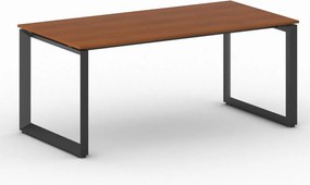 Kancelářský stůl PRIMO INSPIRE, 180x90 cm, černá podnož, třešeň