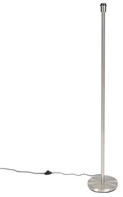 Moderní stojací lampa z oceli bez stínidla - Simplo