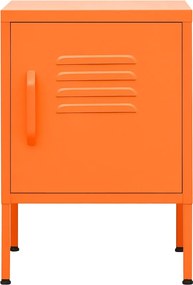 Noční stolky 2 ks oranžová 35 x 35 x 51 cm ocel 3095208