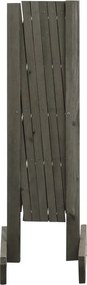 vidaXL Zahradní trelážový plot 120 x 60 cm masivní jedle [314823] Barva: Šedá