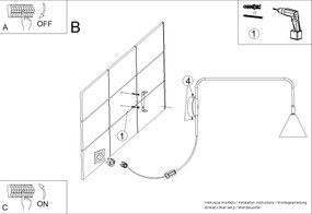 Sollux Lighting Nástěnné svítidlo NOX olivově zelené