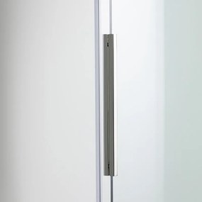 BPS-koupelny Posuvné sprchové dveře HYD-ATA-CH-A 110 chrom/transparent pro instalaci do niki - bez vaničky