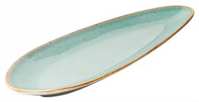Lunasol - Talíř oválný Sand tyrkysový 36 cm - Gaya (451961)