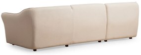 Hanah Home Třímístná pohovka MENTIS krémová 288 cm