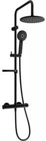 Mexen KX40 sprchový set s termostatickou baterií Kai, černá, 771504091-70