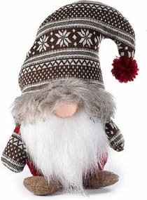 Vánoční trpaslík – vzorovaný 18 cm