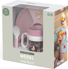 Plastová dětská jídelní sada 3 ks Fairy Garden by Little Dutch – Mepal