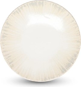 Světle šedý porcelánový talíř ø 25 cm Nuance – BonBistro