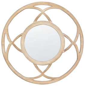 Nástěnné zrcadlo Iztza (světlé dřevo). 1080425