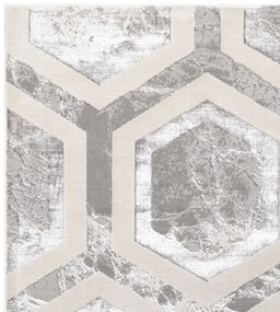 Šedý  koberec Beethoven Crystal Rozměry: 240x340 cm