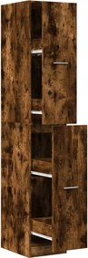 Skříňka na léky kouřový dub 30 x 41 x 174,5 cm kompozitní dřevo 3309631