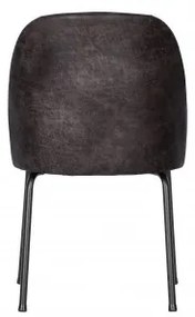 Jídelní židle VOGUE, kůže černá DEEEKHOORN 800816-01