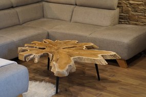 Exotický stůl Teak 120 cm