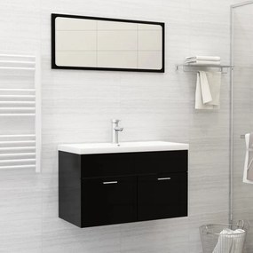 Zápustné umyvadlo s baterií 81 x 39 x 18 cm keramické bílé 148625