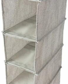 Závěsný organizér na oblečení 30 x 18 x 94 cm, šedá
