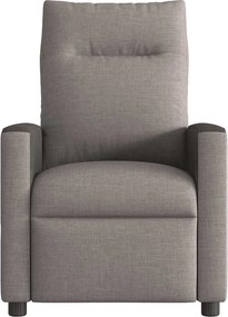 Elektrické polohovací křeslo taupe textil 3324043