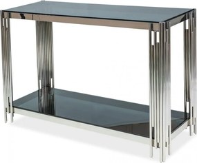 Casarredo - Komfort nábytek Odkládací konzolový stolek FOSSIL C, kov/sklo
