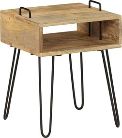vidaXL Noční stolek z masivního mangovníkového dřeva 40 x 34 x 47 cm [246019]