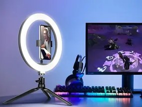 Tracer RING 26 cm / Kruhové LED světlo / 120 LED / USB / stativ 9 cm /