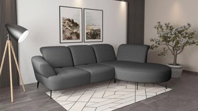 XXXLutz ROHOVÁ SEDAČKA, textil, tmavě šedá Sit & More - Sedací soupravy - 000144013255