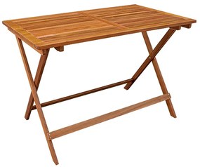 Sunfun Diana Zahradní stůl sklopný, 110 × 65 × 74 cm, dřevo z akácie