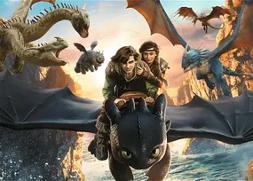 TREFL Puzzle Jak vycvičit draka: Bezzubka a přátelé / 200 dílků / 48 x