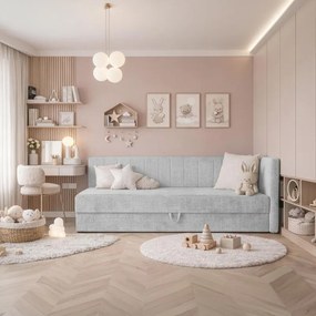 Válenda s úložným prostorem, světle šedá, LUIZA Kondela 0000417730
