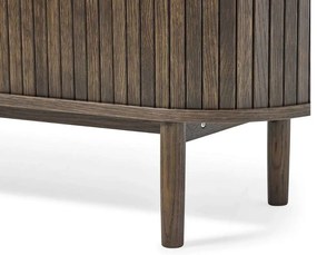 Designový TV stolek Palomino 180 cm tmavě hnědý dub