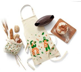 Lékué BAKER KIT Silikonová forma na chleba 600 ml + taška + zástěra - dárkový set