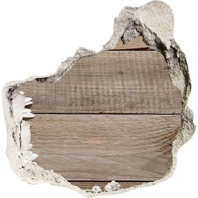Wallmuralia Samolepící díra nálepka Sedmikrásky dřevo 75x75 cm