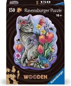 Ravensburger Dřevěné Kouzelná kočka / 150 dílků / od 10 let