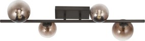 Brilagi - LED Přisazený lustr MILLA 4xG9/3W/230V hnědá/kouřová hnědá