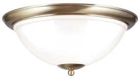 Orion DL 7-677/50 - Stropní svítidlo AUSTRIAN OLD LAMP 3xE27/60W/230V bronz/bílá