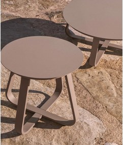 Kovový kulatý zahradní stolek ø 48 cm Tamaris – Kave Home
