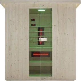 RAKOUSKÝ produkt - Venkovní kombinovaná sauna LAHTI 198x181,5x202,2 cm ( F30200 )